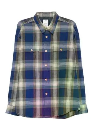 Visvim Lumber Check Long-sleeve Shirt - Blue