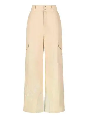 Bogner High-waisted Flared Trousers - Neutrals