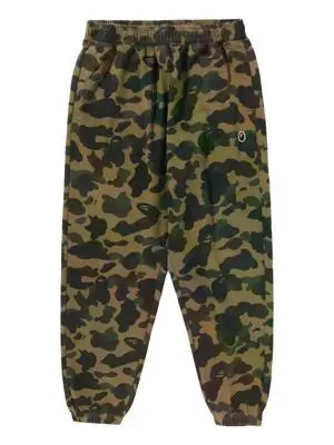A BATHING APE® Camouflage-print Track Pants - Green