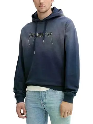 The Kooples Faded-effect Hoodie - Blue
