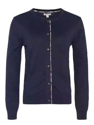 Barbour Wool-blend Cardigan - Blue
