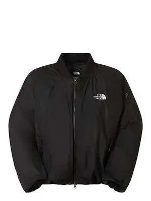 The North Face Logo-Print Bomber Jacket Black