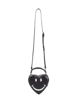 Moschino Heart-shaped Shoulder Bag - Black