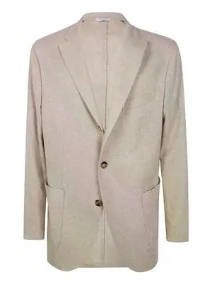 Boglioli Notched-lapel Wool Jacket - Neutrals