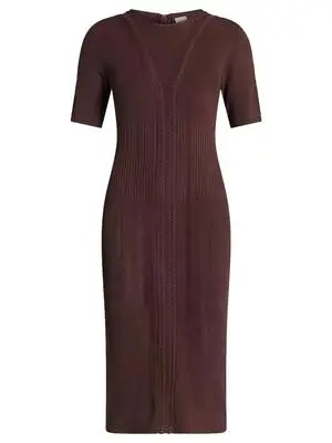 Herve Leger Alina Dress - Brown