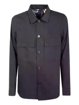 Paul Smith Wool Shirt Jacket - Black