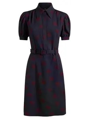 Etro Jacquard Belted Dress - Black