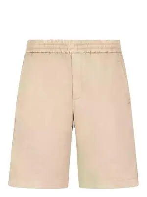 Giorgio Armani Elasticated-band Knee-length Shorts - Neutrals