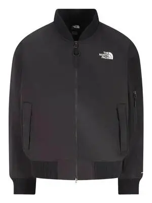 The North Face Zip Ribbed Bomber Jacket - Black