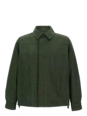 K-WAY Corduroy Shirt Jacket - Green