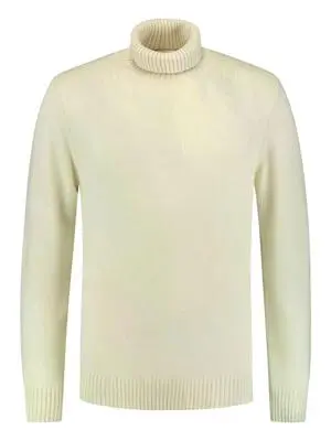 LUIGI BORRELLI Roll-neck Sweater - White
