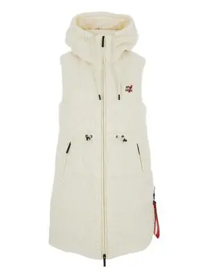 AFTER/LABEL Cortina Sleeveless Down Jacket With Logo Patch