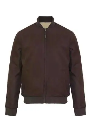 OSKLEN Reversible Bomber Jacket - Brown