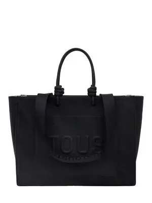 TOUS Embossed-logo Tote - Black