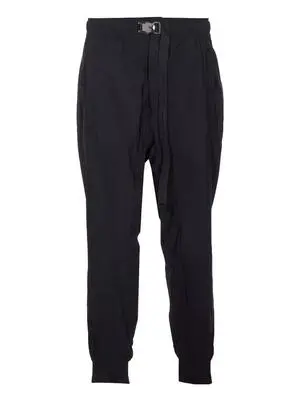 THOM KROM Elasticated-waistband Low-crotch Trousers - Black