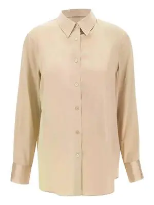 Filippa K Long-sleeved Silk Shirt - Neutrals