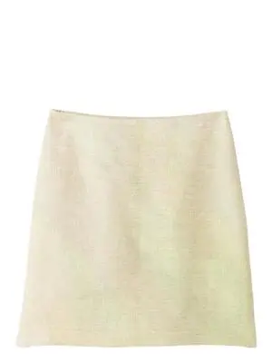 BY MALENE BIRGER Chambray Skirt - Neutrals