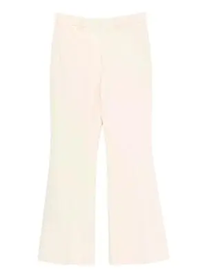 CIRCOLO 1901 Welt-pocket Flared Pants - Neutrals