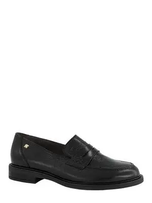 Paul Green Caroline Penny Loafers - Black Glossy Leather