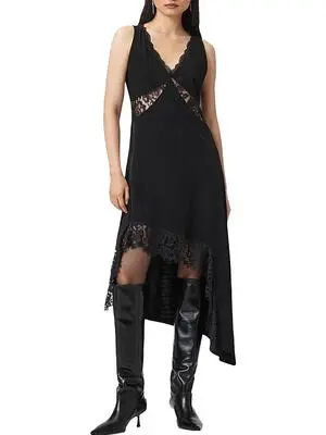 ALLSAINTS Lailey Midi Dress - Black