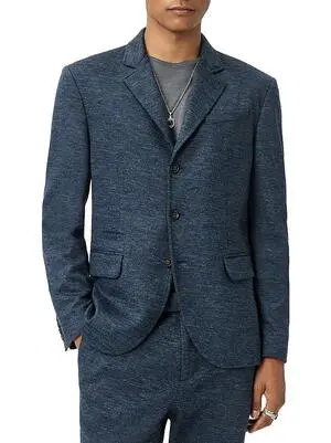John Varvatos Rind Heathered Blazer - Navy