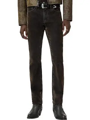 John Varvatos Luca Slim Fit Jeans - Dark Brown