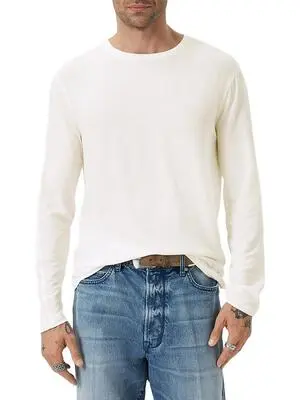John Varvatos Clemente Long Sleeve Tee - White