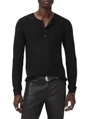 John Varvatos Albano Henley - Black