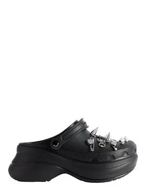 Balenciaga Balenciaga Crocs Mule With Jibbitz Charms Black