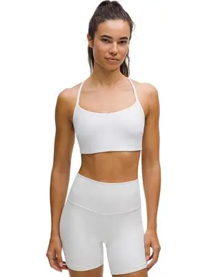 Lululemon Flow Y Bra Light Support, C/d Cup - White