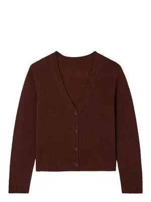 DÔEN Cameron Cashmere Cardigan - Brown