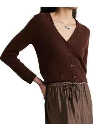 DÔEN Cameron Cashmere Cardigan Neutral