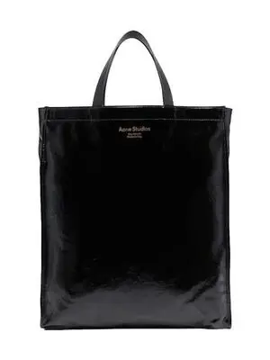 Acne Studios High-shine Tote Bag - Black