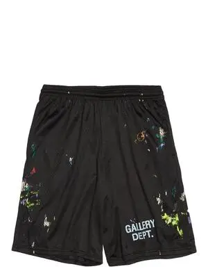 GALLERY DEPT. Studio Gym Paint Shorts Black