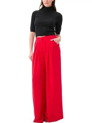 Trina Turk Drapey Wide Leg Pant - Moulin Rouge