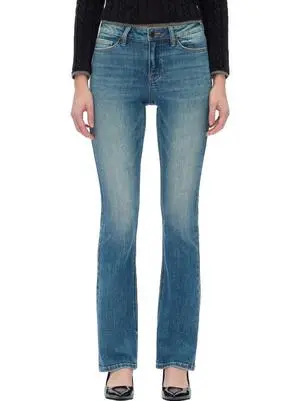 BAYEAS Mid-Rise Bootcut Jeans