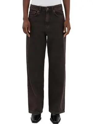 JEANERICA Belem Straight Leg Jeans - Brown Overdye