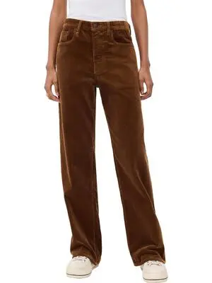 R13 D'arcy Loose Fit Jeans - Bronze Brown Cord