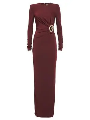 Rebecca Vallance Cut-out Maxi Dress - Burgundy