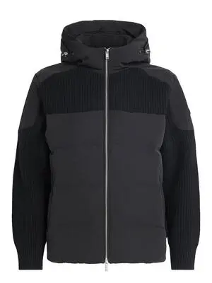Moose Knuckles Down Hybrid Puffer Jacket - Black
