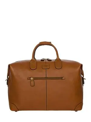 Bric'S Life Pelle Leather Holdall Bag - Brown