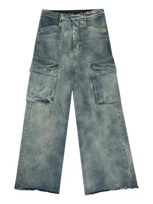 Rick Owens Mastodon Firbanks Cargo Trousers - Denim
