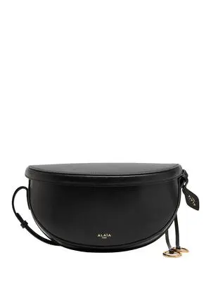 Alaïa Grained Leather Cross-body Bag - Black