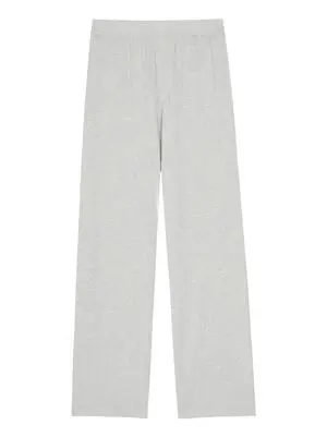 SKIMS Modal-blend Wide-leg Trousers - Light Grey