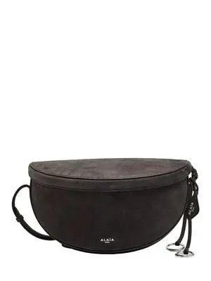 Alaïa Grained Nubuck Cross-body Bag - Grey