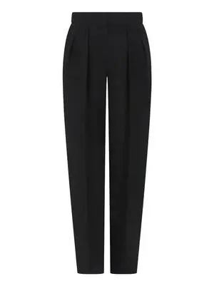 Giorgio Armani Pleated Trousers - Black