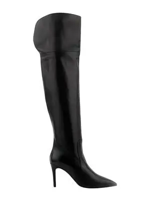 PAUL WARMER 80mm Kate Over-the-knee Boots - Black