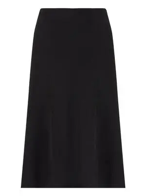 Giorgio Armani Panelled Midi Skirt - Black