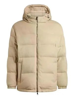 Etro Hooded Down Jacket - Neutrals