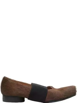 UMA WANG Calf-hair Strap Pumps - Brown